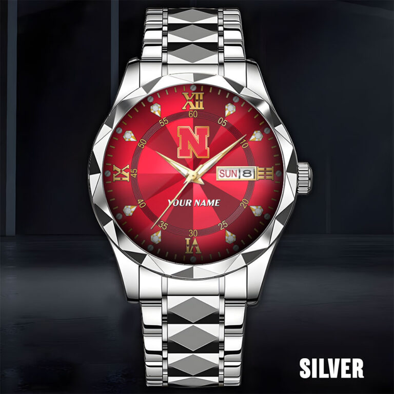 Nebraska Cornhuskers |Custom Name Men Luxury Hand Watch Gifts For Fan ...